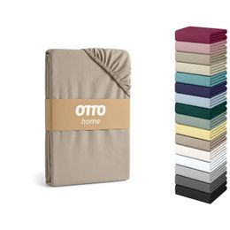 OTTO home Spannbettlaken &raquo;Cremona f&uuml;r Matratzen bis 30 cm H&ouml;he&laquo; NEU! 96% Baumwolle & 4% Elasthan, in Basic, Komfort & Premium Qualit&auml;t Jersey (145 g/m