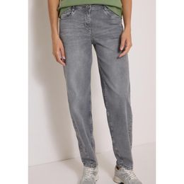 Cecil Damen Loose-fit-Jeans &raquo;Style Scarlett&laquo; Barrel Leg mit Stretch grau 29, L&auml;nge 28