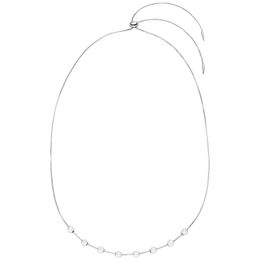 Firetti Damen Perlenkette &raquo;Schmuck Geschenk Halsschmuck Halskette Silberkette Venezianerkette&laquo; Made in Germany - mit S&uuml;&szlig;wasserzuchtperle bunt Perlen 
