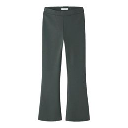 name it M&auml;dchen Jerseyhose &raquo;NKFFRIKKALI f&uuml;r M&auml;dchen mit ausgestelltem Bein und Viskose&laquo; unifarben, casual, ausgestellt, Viskosemix, ohne Kragen grau 