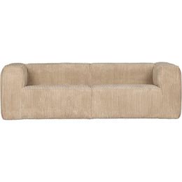 Woood 3,5-Sitzer &raquo;Bean H 73 x B 242 x T 96 cm&laquo; Tragkraft 350 kg, Maximale Verschlei&szlig;festigkeit, Pfleiglicht beige B/H/T: 242cm x 73cm x 96cm, Webstoff