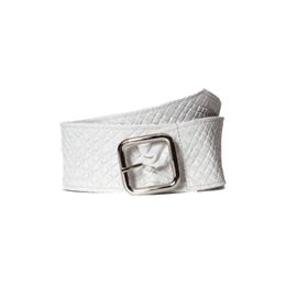 BA98-Cologne Damen Lederg&uuml;rtel "BA98-Cologne Tailleng&uuml;rtel", wei&szlig;, Gr. 90, uni, Obermaterial: 100% Lammleder LEL., G&uuml;rtel, aus weichem Rindleder