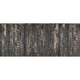ARCHITECTS PAPER Fototapete &raquo;Wooden Floor Black&laquo; Vlies, Wand, Schr&auml;ge grau Vlies B/L: 6m x 2,5m