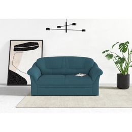 DOMO collection 2-Sitzer &raquo;Montana f&uuml;r kleine R&auml;ume, Breite 146cm, komfortabel und zeitlos&laquo; bequeme Armlehnen blau 92% Polyester, 8% Nylon B/H/T: 146cm