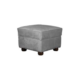 Home Affaire Polsterhocker &raquo;CHARENTE, Chesterfield Hocker, Ma&szlig;e B/T/H: 55/55/73 cm&laquo; passend zur Serie Charente, in hochwertiger Verarbeitung grau 100%