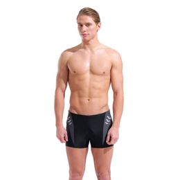 arena Herren Badeshorts &raquo;M arena STEPLOGO SWIM SHORT&laquo; mit sportlichem Schnitt, aus Stretchmaterial schwarz 9, N-Gr