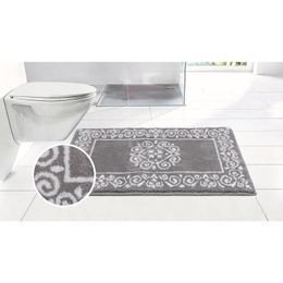 OTTO home Badematte &raquo;Dafna, Badteppich, Badvorleger, Badezimmer Teppich&laquo; H&ouml;he 12 mm rutschhemmend beschichtet fu&szlig;bodenheizungsgeeignet schnell 