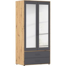 Rauch Dreht&uuml;renschrank &raquo;Kleiderschrank Schrank Garderobe W&auml;scheschrank VOYAGER&laquo; in 3 verschiedenen Ausstattungen BASIC/CLASSIC/PREMIUM, mit modernen 