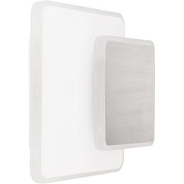 Globo LIGHTING LED Wandleuchte &raquo;MANY&laquo; LED-Modul 1 Stk. Warmwei&szlig; Wandlampe, kleines Quadrat drehbar, Wohnbereich, Flur wei&szlig; H: 20cm, 1 Stk.