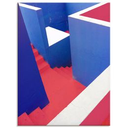 Artland Wandbild &raquo;staircase&laquo; Elemente der Architektur 1 Stk. tlg. als Alubild, Leinwandbild, Poster, Wandaufkleber in verschied. Gr&ouml;&szlig;en bunt Leinwand B/H/T: 