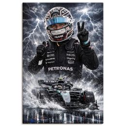 Artland Wandbild &raquo;Rising Star Kimi Antonelli&laquo; 1 Stk. tlg. als Alubild, Leinwandbild, Poster, Wandaufkleber in verschied. Gr&ouml;&szlig;en schwarz B/H/T: 60cm x 90cm, 