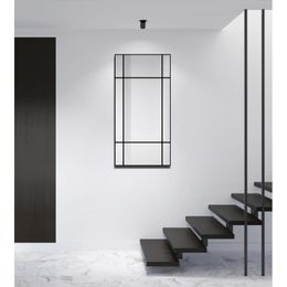 Talos Wandspiegel dekorativer Spiegel mit Aluminiumrahmen, BxH: 60x120 cm schwarz B/H/T: 60cm x 120cm