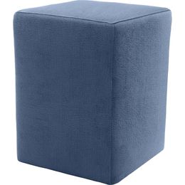LOOKS by Wolfgang Joop Hocker &raquo;LOOKS XX&laquo; kubische Form, ideal als Fu&szlig;ablage blau 100% Polyester B/H/T: 38cm x 47cm x 38cm, Flausch