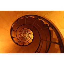 papermoon Fototapete &raquo;Wendeltreppe&laquo; bunt Vlies B/L: 3m x 2,23m, Bahnen: 6 Stk.