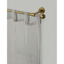 Garesa Gardinenstange &raquo;BOLTI&laquo; &Oslash; 16 mm 1 l&auml;ufig-l&auml;ufig Wunschma&szlig;l&auml;nge Vorhanggarnitur, verl&auml;ngerbar, Wandmontage, ohne Ringe gold Metall B/L: 290cm &Oslash; 