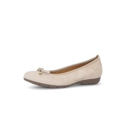 Gabor Damen Ballerina Keilabsatz, Businessschuh mit komfortablem Elastikeinfass 38,5