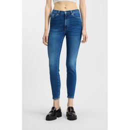 Hugo Damen Hugo Skinny-fit-Jeans &raquo;Malu&laquo; Skinny Fit mit mittlerer Leibh&ouml;he blau 30, L&auml;nge 32