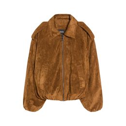 Bershka Jacke Damen Gr&ouml;&szlig;e L cognac Sommerjacke