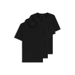 BOSS Herren BOSS T-Shirt &raquo;Rundhals BOSS ONE&laquo; Packung, 3er-Pack, 3 Stk. mit dezentem BOSS Logo-Print schwarz L (52)