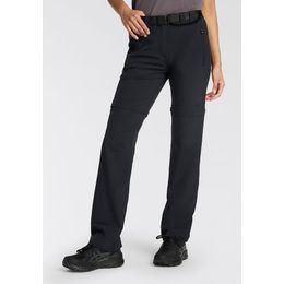 CMP Damen CMP Zip-off-Hose &raquo;WOMAN ZIP OFF PANT&laquo; mit Rei&szlig;verschlusstaschen, elastisches Material, schnell trocknend grau 48, N-Gr