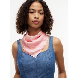 Tommy Hilfiger Damen Modetuch &raquo;TOMMY SCRIPT SILK SQUARE&laquo; rosa Einheitsgr&ouml;&szlig;e