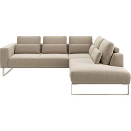 Musterring Ecksofa &raquo;JUSTB! PM100, stilvoller Lounge-Komfort von &laquo; Kollektion Bettina Zimmermann, optionaler Sitzvorzug & Fu&szlig;-Auswahl 100% Polyester B/H/T: 268cm 