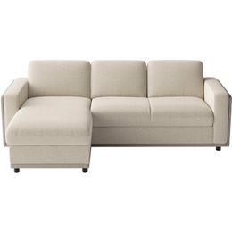 Sit & More sit&more Ecksofa &raquo;Cordoba&laquo; wahlweise mit Schlaffunktion und Bettkasten oder Stauraum 100% Polyester B/H/T: 236cm x 85cm x 161cm, Soft clean, Recamiere