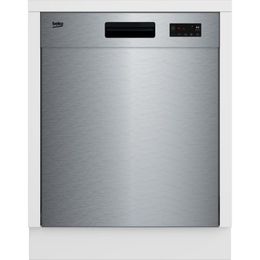Beko Unterbaugeschirrsp&uuml;ler &raquo;BDUN15430X 7697701677&laquo; 14 Ma&szlig;gedecke Quick&Clean &ndash; Kraftvolle Reinigung f&uuml;r sauberes Geschirr in 90 Minuten silber 