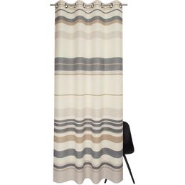 Esprit Vorhang &raquo;Clay&laquo; &Ouml;sen 1 Stk. tlg. mit dunklen &Ouml;sen orange Jacquard, Baumwolle, Polyester 250cm, &Ouml;sen, 140cm