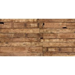 ARCHITECTS PAPER Fototapete &raquo;Old Oak Floor&laquo; Vlies, Wand, Schr&auml;ge braun Vlies B/L: 5m x 2,5m