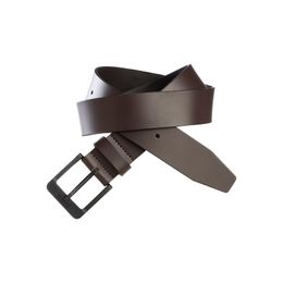 BOSS Herren BOSS Lederg&uuml;rtel &raquo;Jemio-B_Sz40&laquo; mit BOSS-Pr&auml;gung im Metall 110