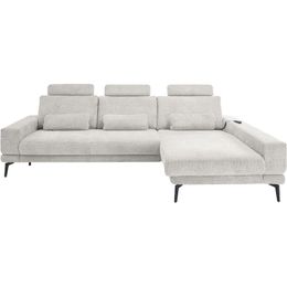 set one by Musterring Ecksofa &raquo;SO 3600, inkl motor. Sitztiefenverstellung, Kopfst&uuml;tzen, Nierenkissen&laquo; Sitzh&ouml;he 44 cm, Kaltschaum, Breite 293 x Tiefe 