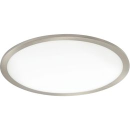 Eglo Deckenleuchte &raquo;FUEVA FLEX&laquo; LED-Modul 1 Stk. Neutralwei&szlig; Spot Leuchtfl&auml;che, geringe Einbautiefe 25mm grau &Oslash; 22,5 H: 2,5cm, 1 Stk.