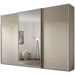 STAUD Schwebet&uuml;renschrank &raquo;Sonate Rom mit Spiegel, Made in Germany&laquo; Mit vier verschiedenen Ausstattungsvarianten beige Holzwerkstoff Sand Dekor, B/H/T