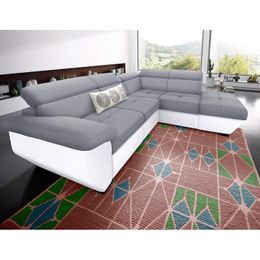 COTTA Ecksofa &raquo;Speedway L-Form, B: 262cm, moderne Couch, bequeme Wellenunterfederung,&laquo; Kopfteilverstellung, optional Schlaffunktion & Bettkasten 