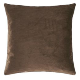Pad Dekokissen &raquo;Elegance&laquo; Design als Basic, aus Samt, elegante Optik braun Polyester B/L: 40cm x 40cm, 1 Stk.