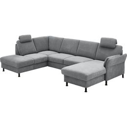 Die PlanBar Wohnlandschaft &raquo;ZE-EM18013 U-Form, Breite 305 cm&laquo; wahlweise mit Kopfst&uuml;tzen und Liegearmlehne 100% Polyester B/H/T: 305cm x 90cm x 200cm, 