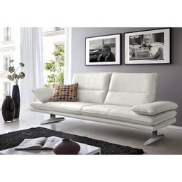 W.Schillig 2,5-Sitzer &raquo;broadway Designsofa mit hohem Sitzkomfort&laquo; Sitztiefenverstellung, Kopfteil- & Seitenteilverstellung, Breite 236cm gr&uuml;n Longlife