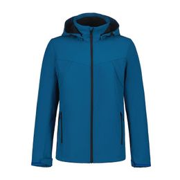 Icepeak Herren Softshelljacke &raquo;Icepeak BRIMFIELD&laquo; mit Kapuze mit abnehmbarer Kapuze, winddicht, wasserabweisend, atmungsaktiv 58