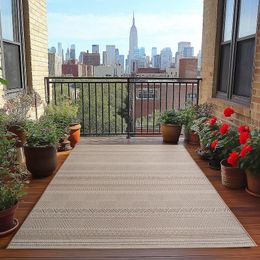 Ayyildiz Teppiche Outdoorteppich &raquo;DESERT 1303 , auch als L&auml;ufer und Rund erh&auml;ltlich&laquo; rechteckig 5 mm H&ouml;he In und Outdoor, pflegeleicht, Wohnzimmer, Aussenbereich beige 