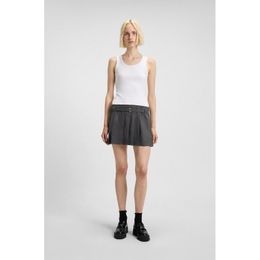 Hugo Damen Hugo Minikleid &raquo;Norila&laquo; TwoinOne Slim Fit, mit plissiertem Rockteil Top & Rock Faltenrock wei&szlig; M (38), N-Gr