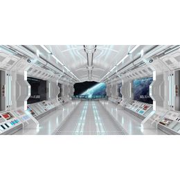 ARCHITECTS PAPER Fototapete &raquo;Spaceship&laquo; Vlies, Wand, Schr&auml;ge bunt Vlies B/L: 5m x 2,5m