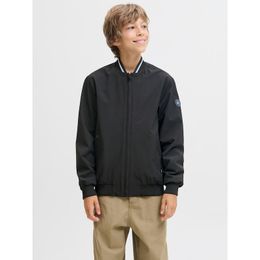 Jack & Jones Jack & Jones Junior Herren Bomberjacke &raquo;JJBROOK BOMBER JNR&laquo; ohne Kapuze schwarz 176