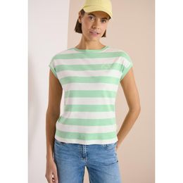 Cecil Damen T-Shirt Mit Printdetail gr&uuml;n M (40)