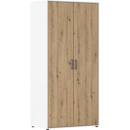 Rauch Kleiderschrank &raquo;VOYAGER Garderobe W&auml;scheschrank Schlafzimmer&laquo; in 3 verschiedenen Ausstattungen BASIC/CLASSIC/PREMIUM, mit 2 modernen 