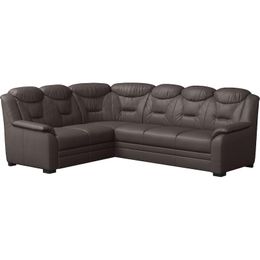 COTTA Ecksofa &raquo;Marcus L-Form&laquo; wahlweise mit Schlaffunktion & Stauraum braun 64% Polyurethan, 25% Polyester, 11% Baumwolle B/H/T: 263cm x 99cm x 211cm,