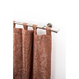 Garesa Gardinenstange &raquo;MOLIS mit offenem Tr&auml;ger&laquo; &Oslash; 20 mm 1 l&auml;ufig-l&auml;ufig Wunschma&szlig;l&auml;nge Vorhanggarnitur, verl&auml;ngerbar, Wandmontage, Keil, ohne Ringe 