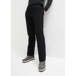 bonprix Damen bonprix Thermohose wasserdicht, mit Fleecefutter, Regular Fit, mit Komfortbund schwarz 40, N-Gr