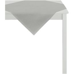Apelt Mitteldecke &raquo;ALASKA, LOFT STYLE, Rips Uni&laquo; grau Baumwolle, Polyester B/L: 93cm x 93cm, 1 Stk., quadratisch