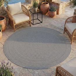 Ayyildiz Teppiche Outdoorteppich &raquo;DESERT 1304 , auch als L&auml;ufer und Rund erh&auml;ltlich&laquo; rund 5 mm H&ouml;he In und Outdoor, pflegeleicht, Wohnzimmer, Aussenbereich grau 